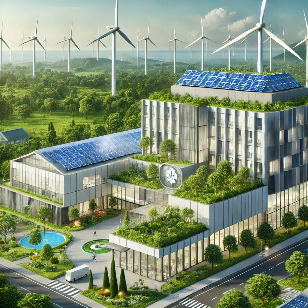 Eco-friendly Green hospital infrastructure,10+ amazing point